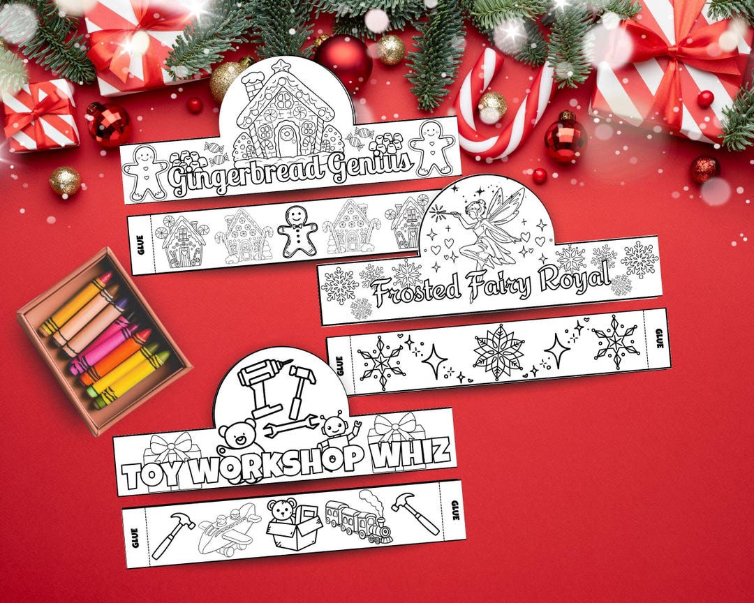Whimsical Christmas Crown Bundle - Gingerbread Genius, Frosted Fairy ...
