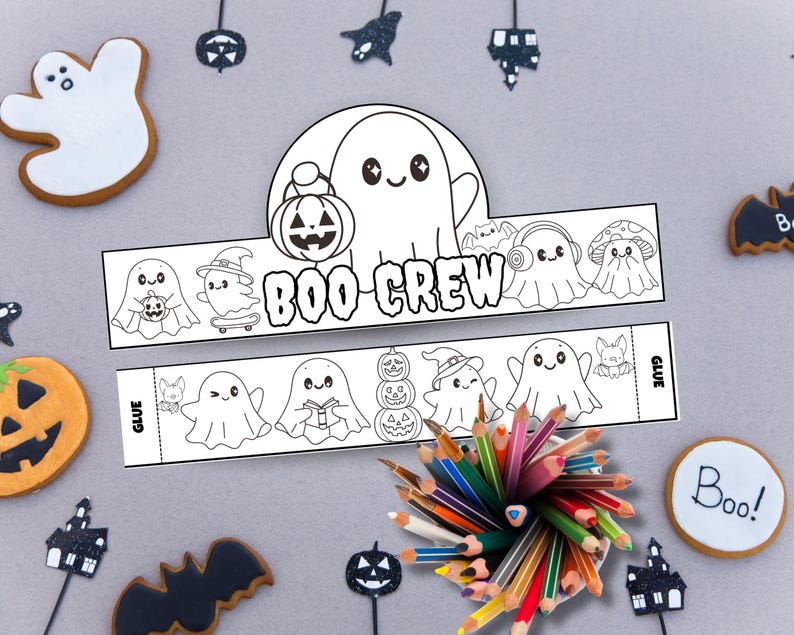 Spooky Fun Halloween Crown Bundle - Spooky Star, Boo Crew, and Little ...