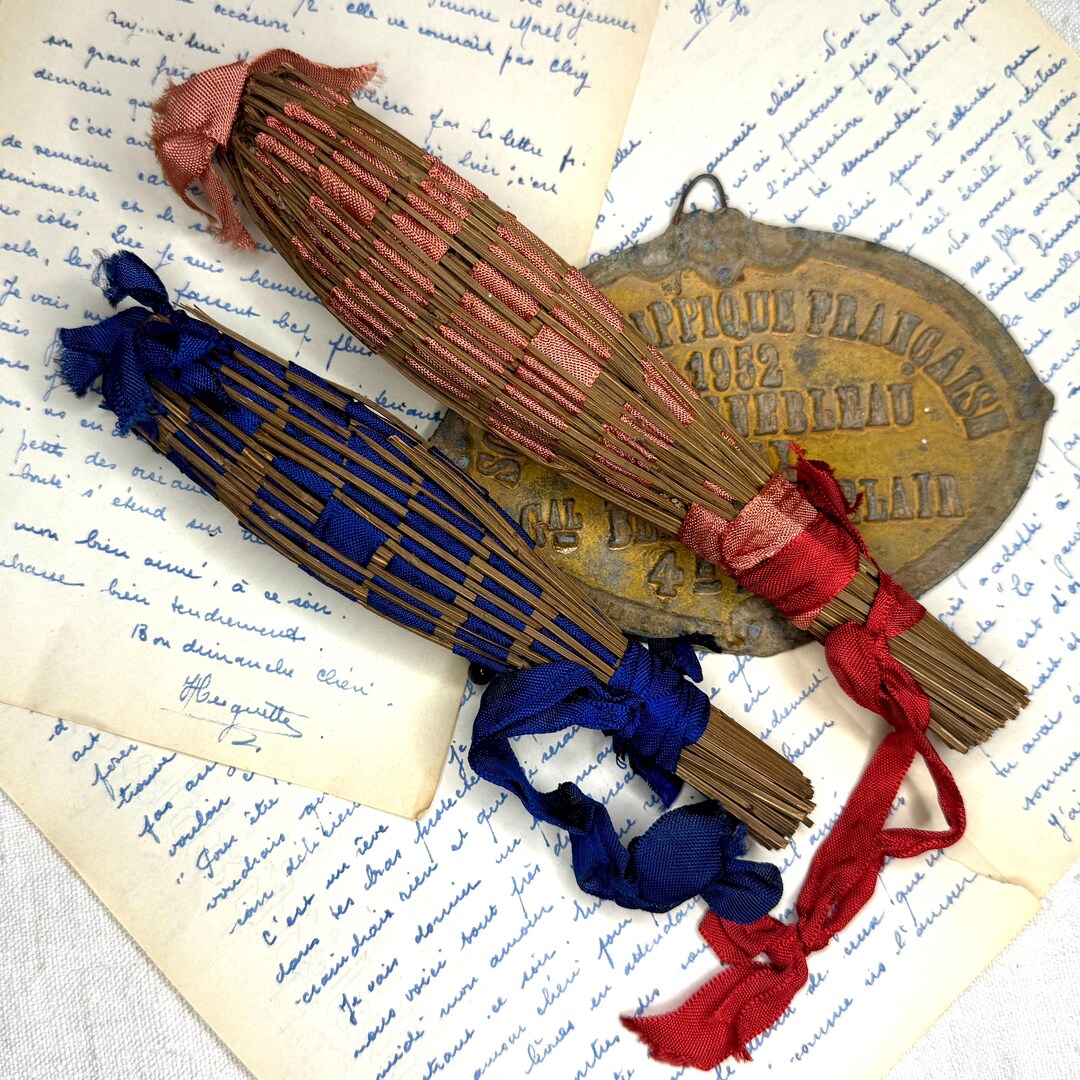 Antique Victorian French Lavender Wands Sachet, Provence France Shabby ...