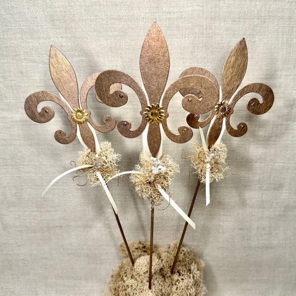 Fleur De Lis Toppers - Etsy
