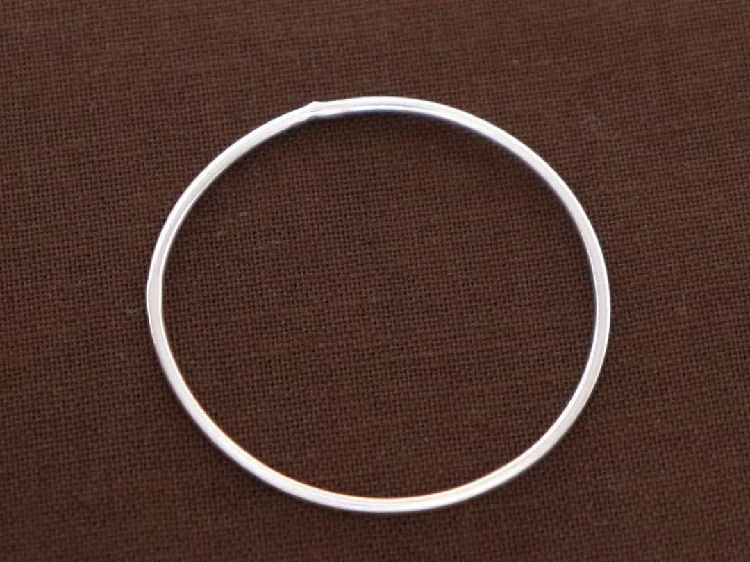 2 Pcs, Sterling Silver Circle Links, 30 Mm (55-D-LC) - Etsy