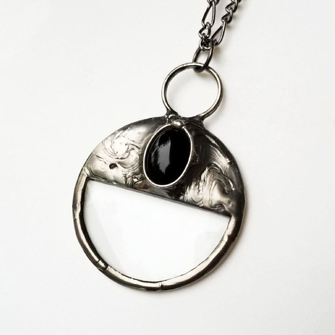 Real Magnifying Glass Pendant, Long Necklace for Women or Men ...
