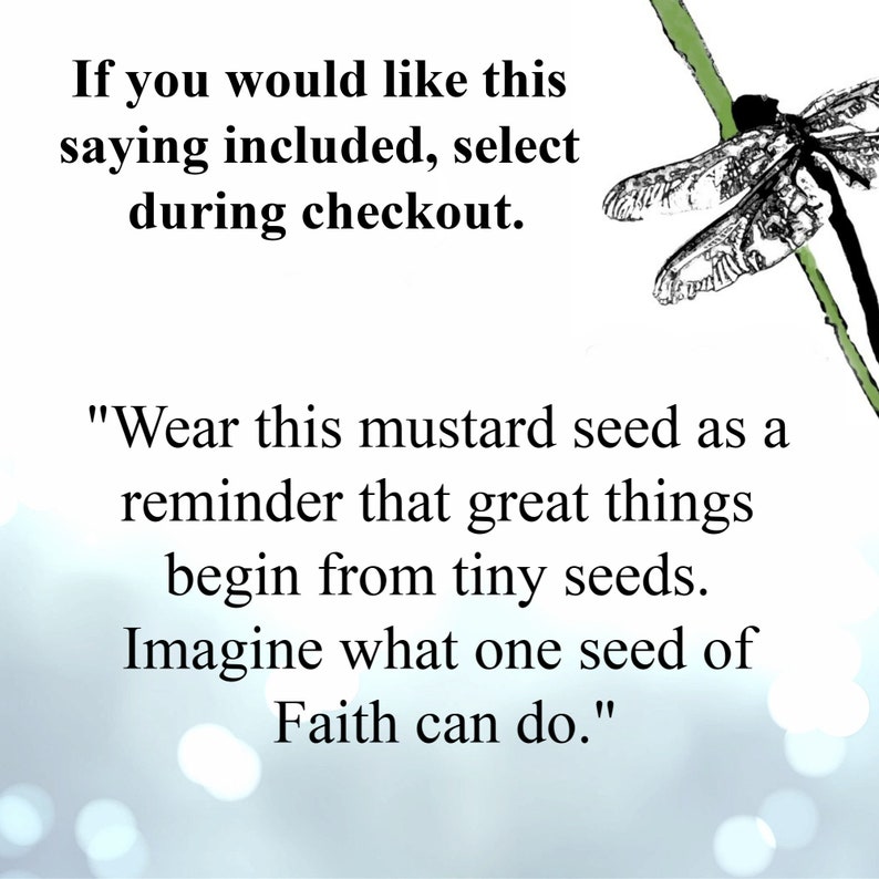 Mustard Seed Bracelet Heart Faith of a Mustard Seed Bangle | Etsy