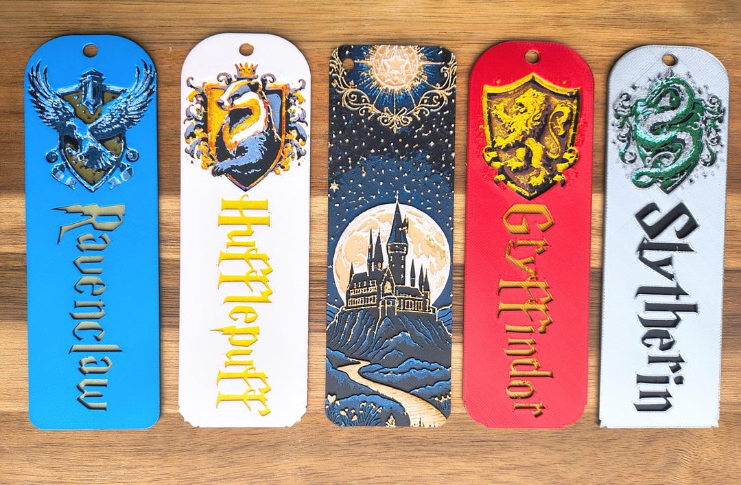 Harry Potter Themed Hogwarts House Bookmark - Etsy