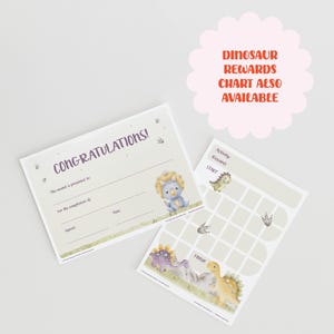 Printable Dinosaur Certificate of Completion for Kids & Toddlers ...