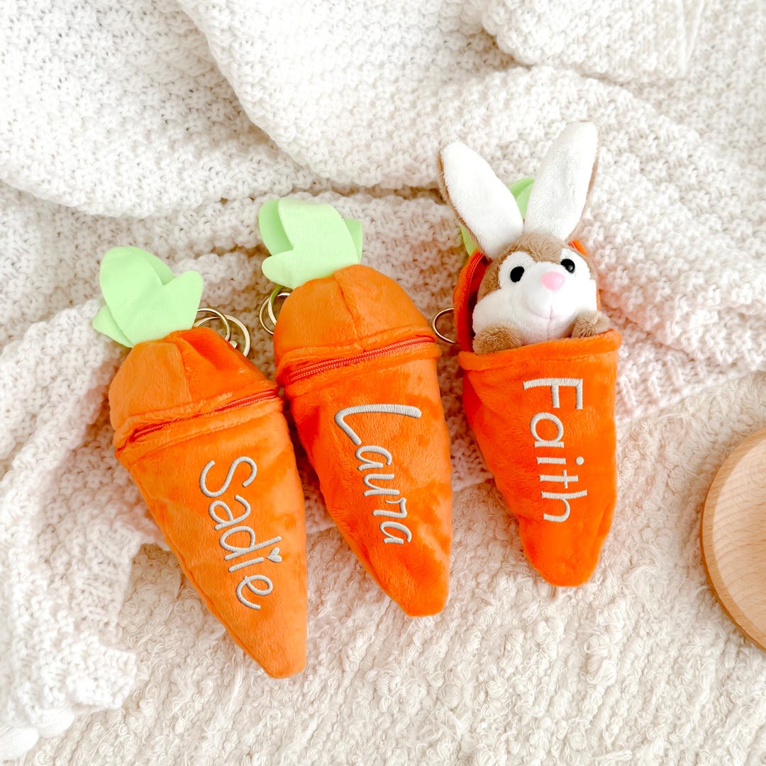 Personalized Bunny Rabbit/ Custom Stuffed Animal Keychain/ Plush ...