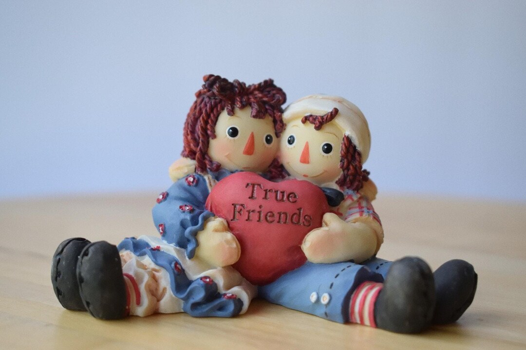 Enesco Raggedy Ann & Andy TRUE FRIENDS Figurine 04RA862 Vintage - Etsy