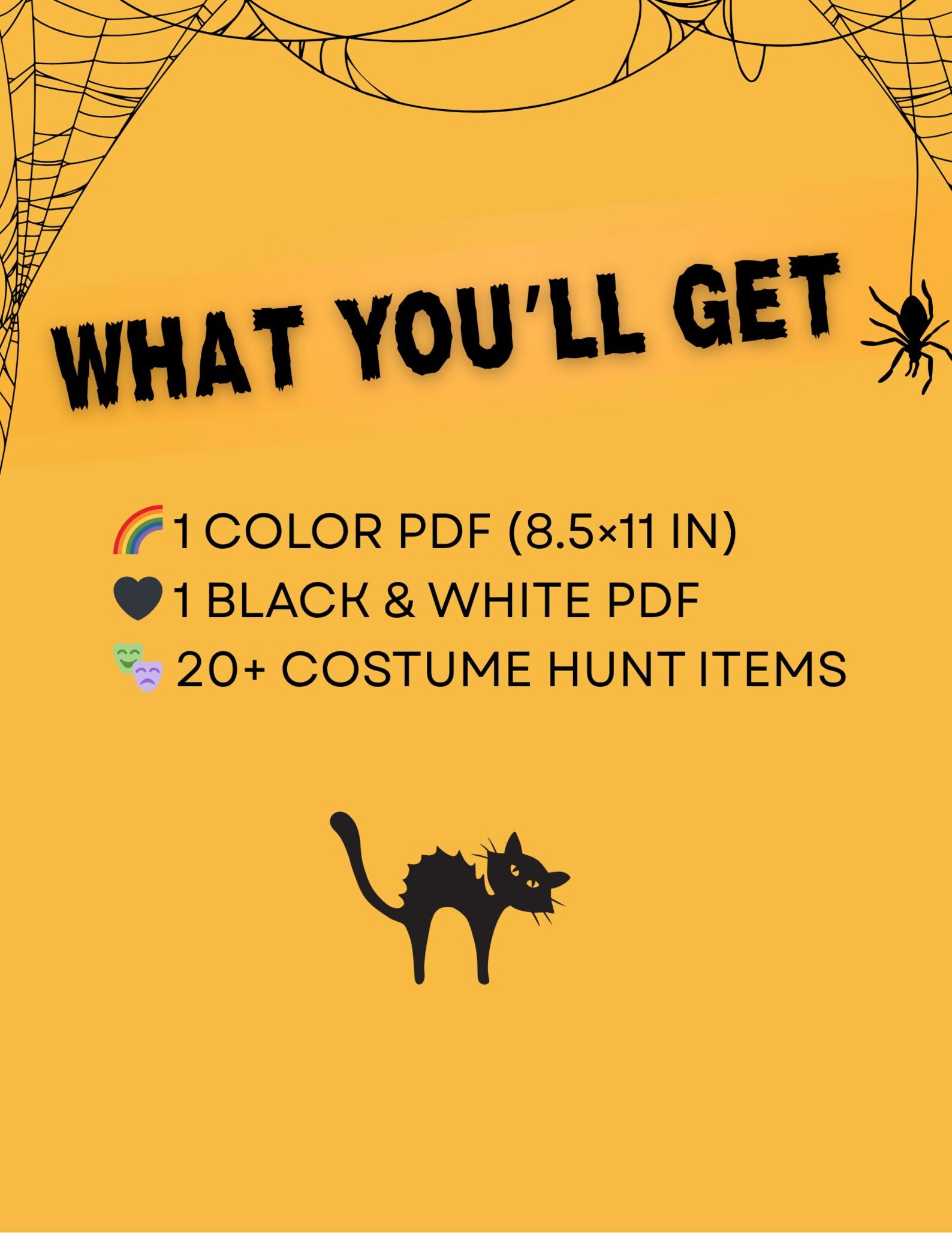 Halloween Costume Scavenger Hunt – Printable Party Game for Teens ...