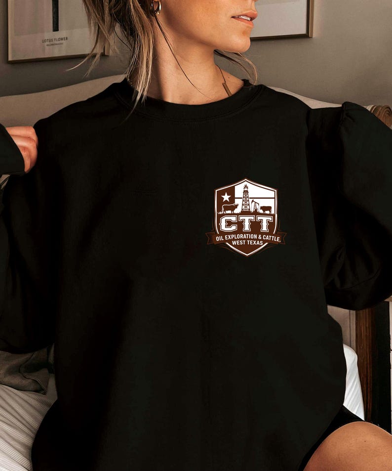 CTT Oil Exploration & Cattle Design T-shirt | Oilfield Ranch Graphic ...