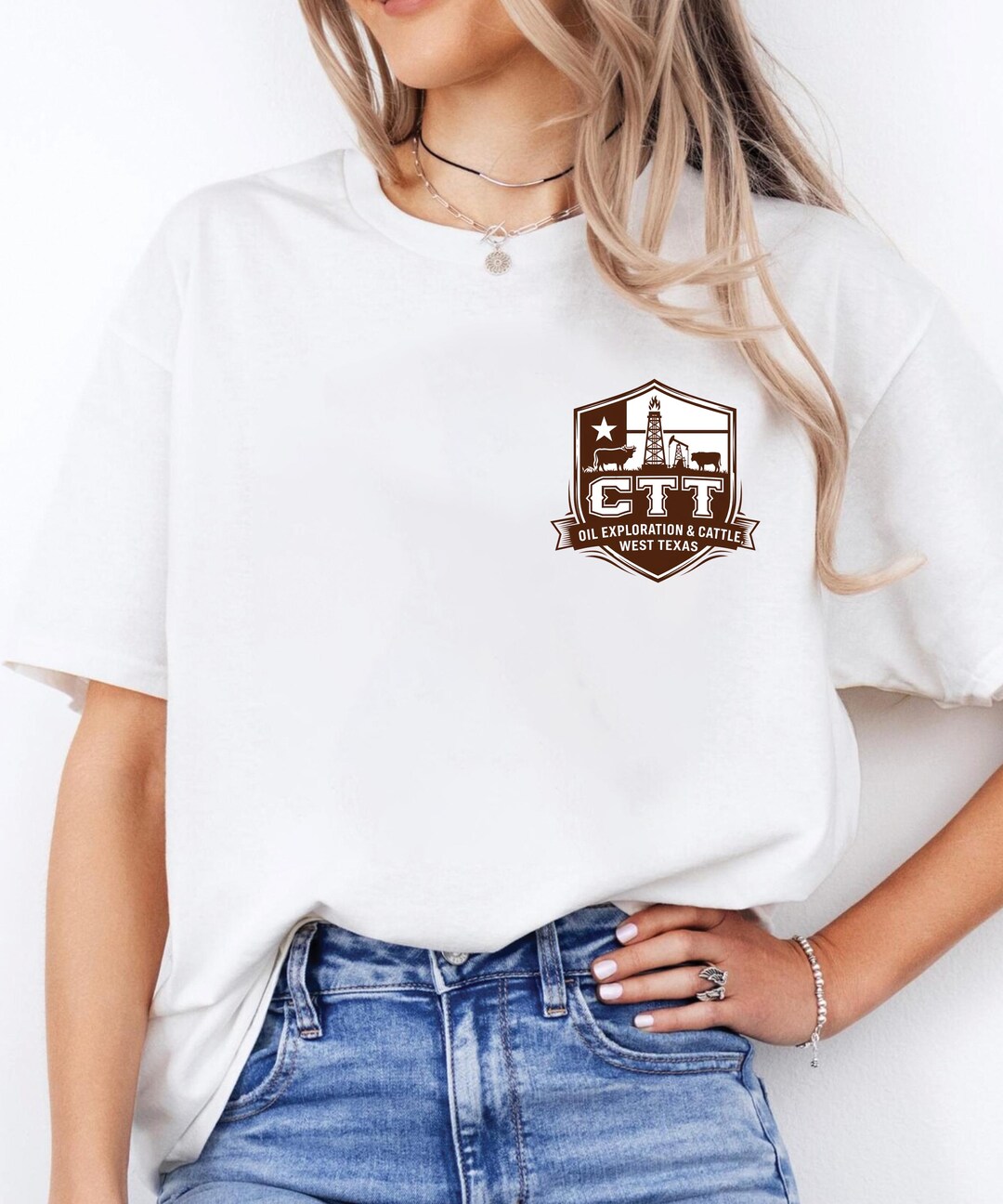 CTT Oil Exploration & Cattle Design T-shirt | Oilfield Ranch Graphic ...