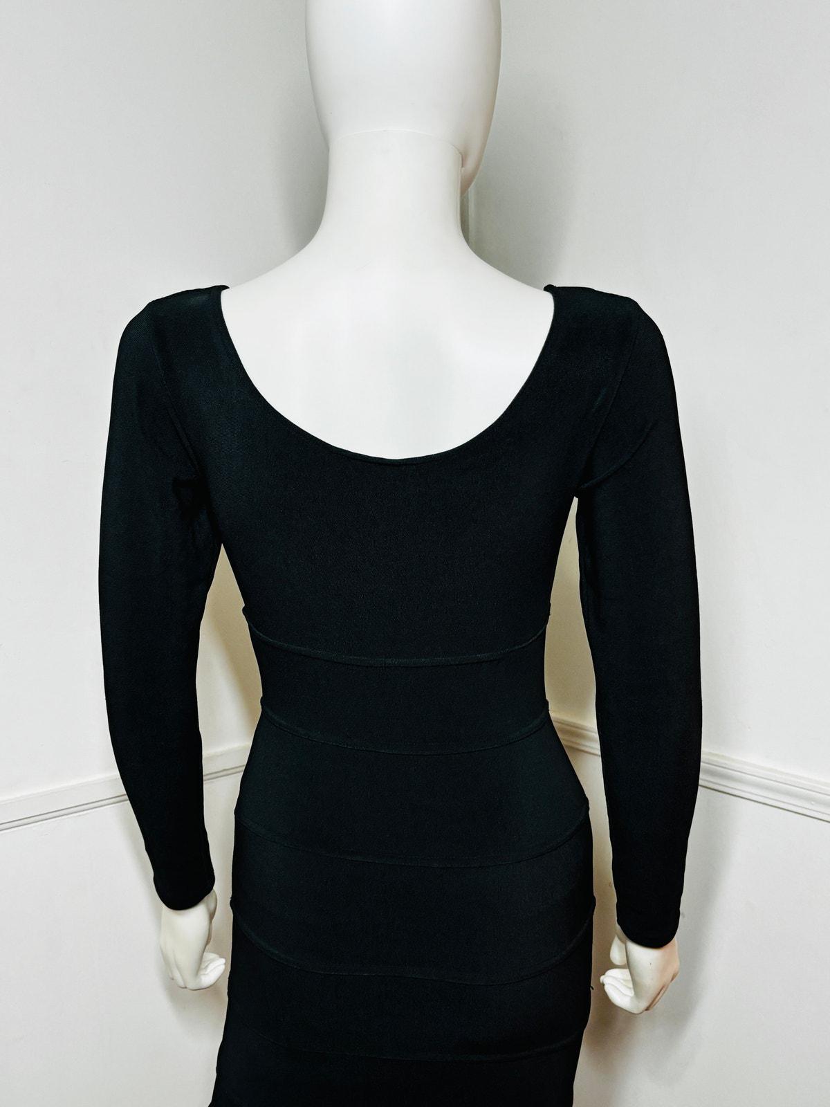 Medium 1980s Vintage Bodycon Bandage Mini Dress by Henro Bendel - Etsy