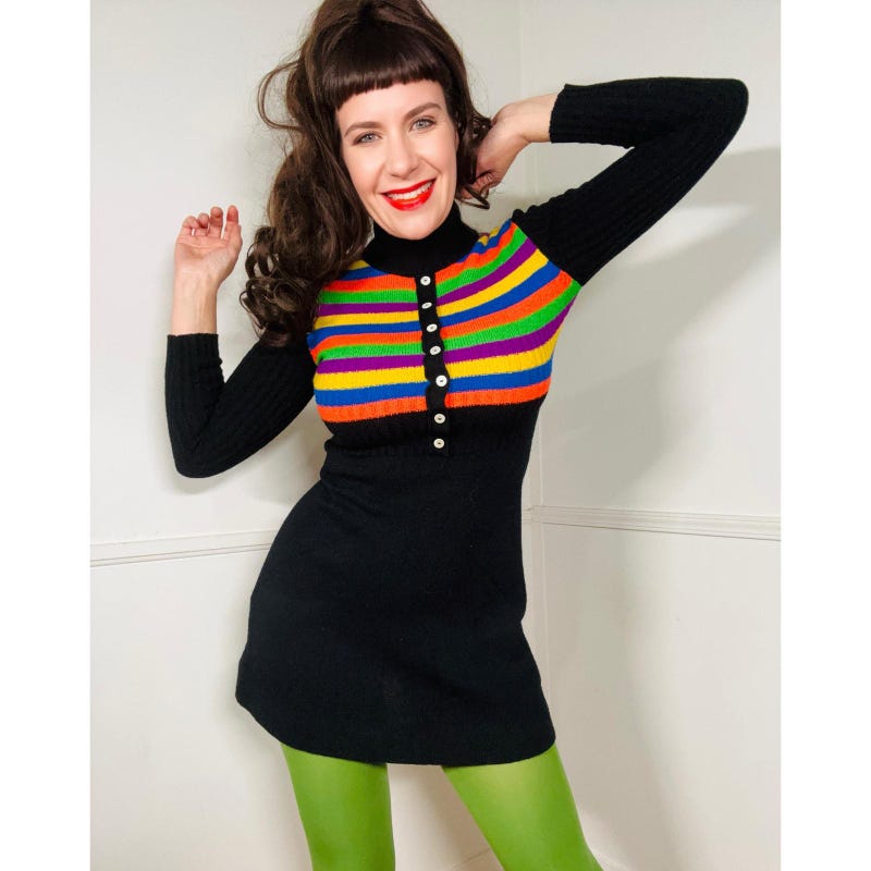 1960s Mini Dress - Etsy