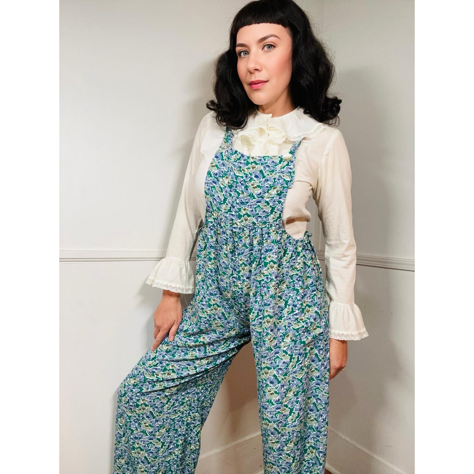 Vintage Rayon Overalls - Etsy Vintage Rayon Overalls - Etsy
