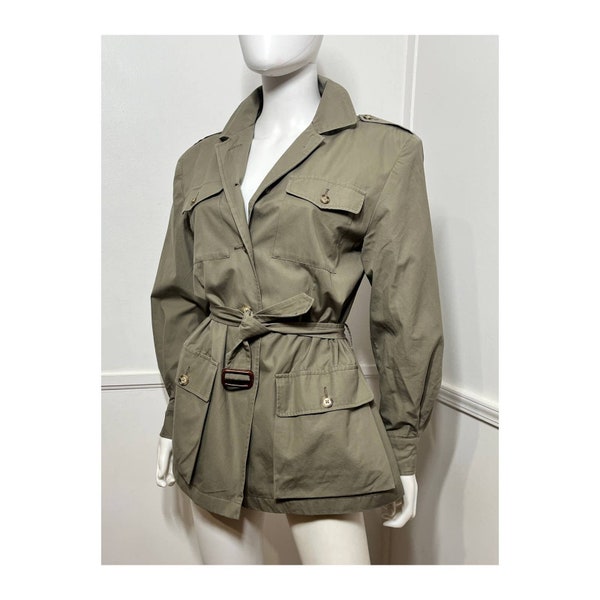 Belted Safari Jacket - Etsy