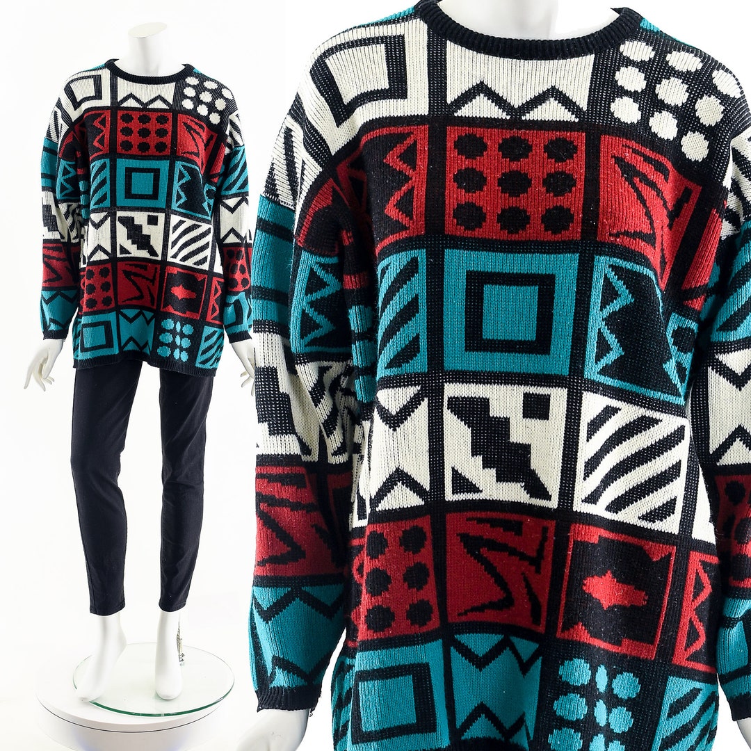 12 Human Emotions Sweater,graphic Art Sweater,art Print Oversized ...