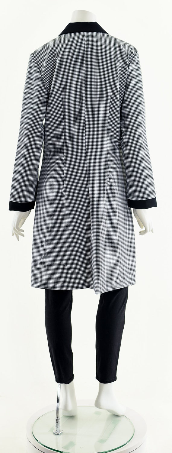 Black Gingham Duster Coat,Victorian Inspired Riding C… - Gem