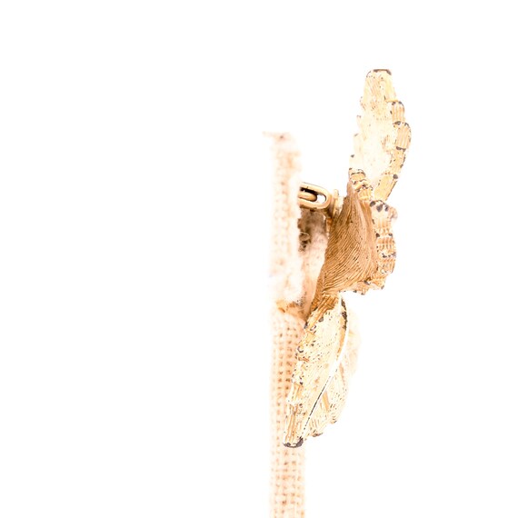 Golden Star Leaves Brooch - Gem