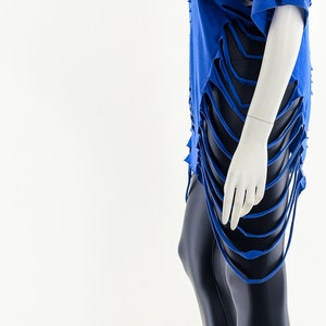 Blue Distressed Deadstock 80s Oversize Tee - Etsy