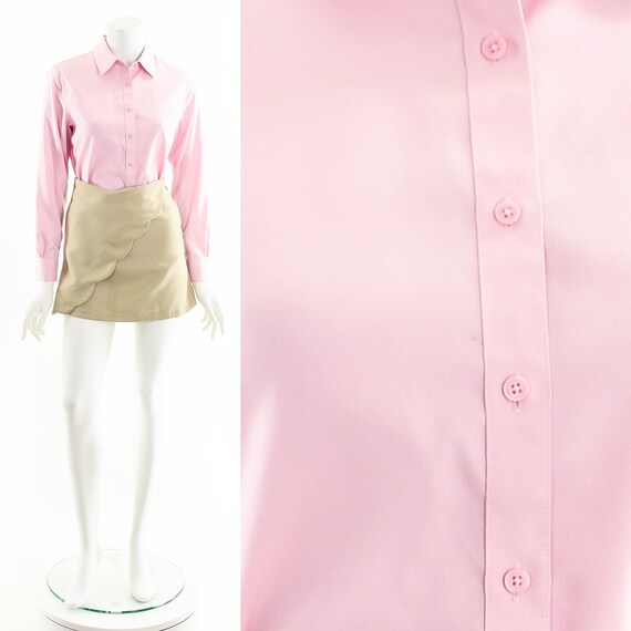 Pastel Pink Oxford Button Down - Gem
