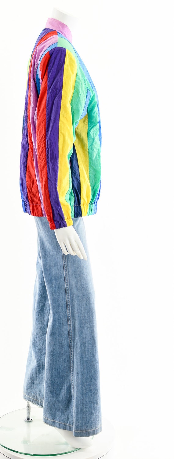 RAINBOW QUILTED Jacket,Marguerite Rubel Jacket,Multic… - Gem