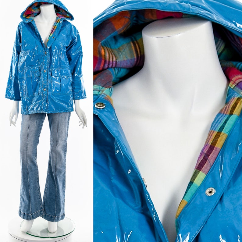 Teal Rainbow Rain Mac Welly Rain Jacket - Etsy