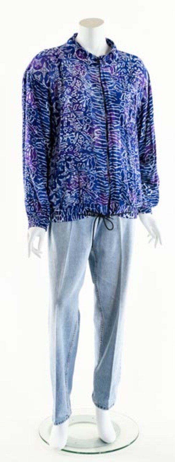 Star Bomber Jacket,90s Rayon Jacket,Star Print Coat,B… - Gem