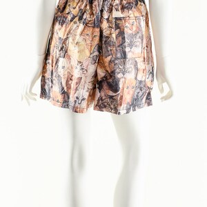 Adorable Cat Shorts,vintage Kitty Shorts,unisex Cat Print Shorts ...