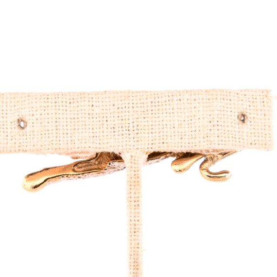 Rhinestone Jaguar Leopard Brooch Pin - Gem