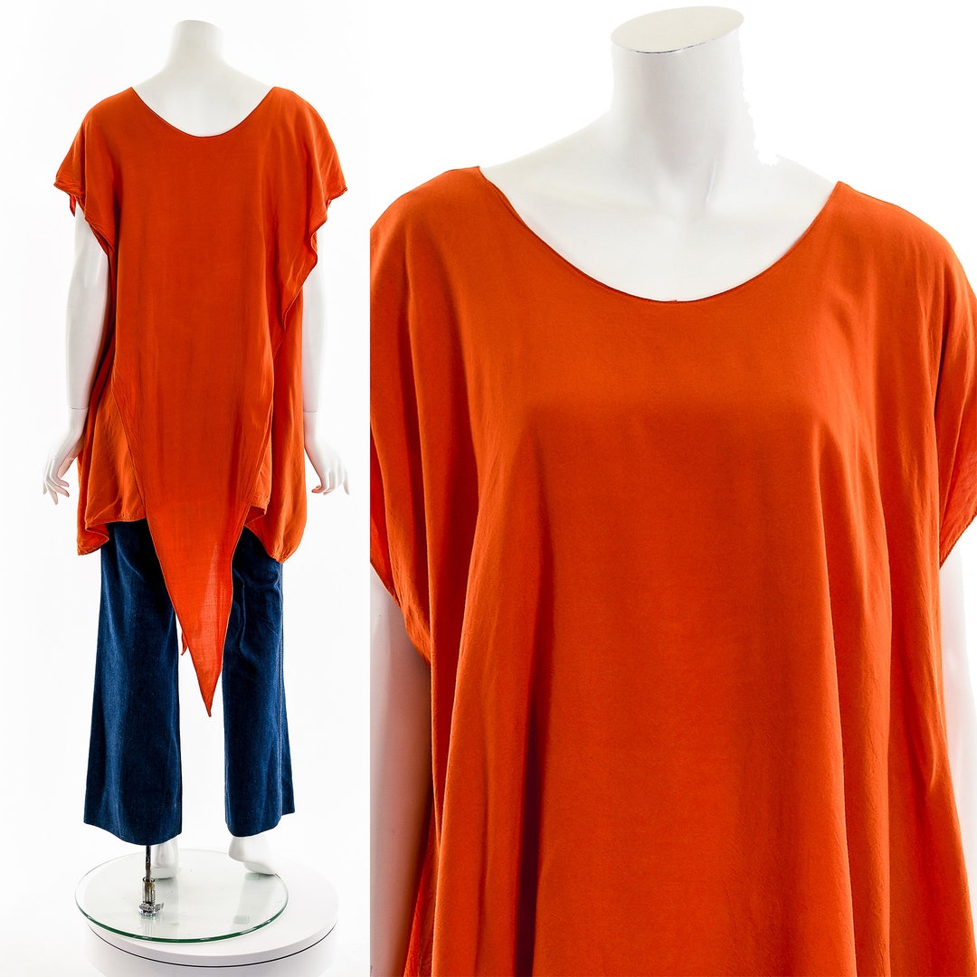 Laise Adzer Double Layer Blouse Top - Etsy