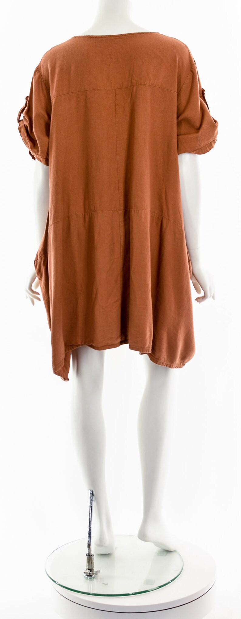 Summer Cocoon Linen Dress - Etsy