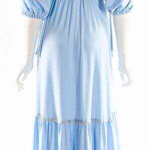 Blue Prairie Dress,victorian Style Dress,peasant Boho Dress,bohemian ...