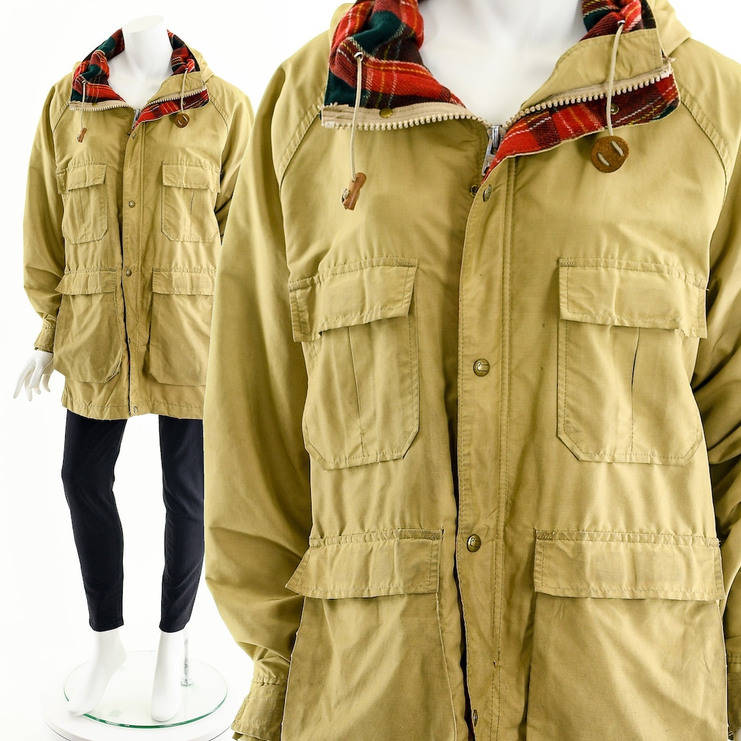 Rare Woolrich Anorak Coat,vintage Woolrich Utilitarian Jacket,safari ...