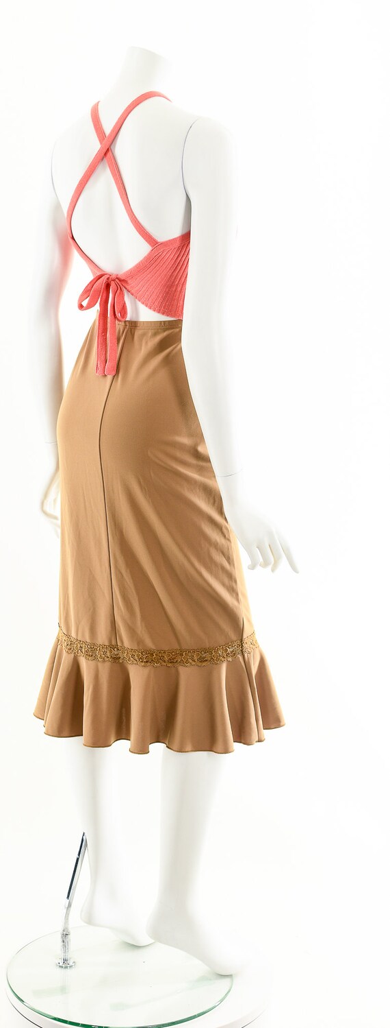 Camel Mermaid Ruffle Skirt - Gem