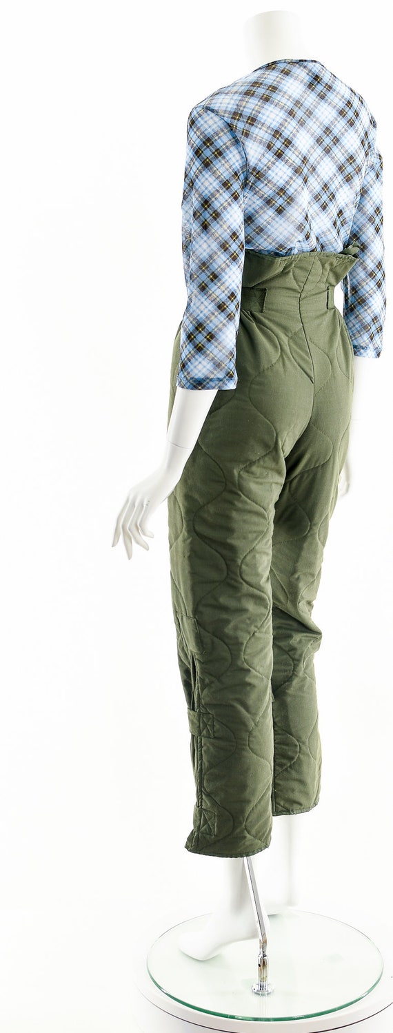 Blue Plaid Sheer Mesh Shirt - Gem