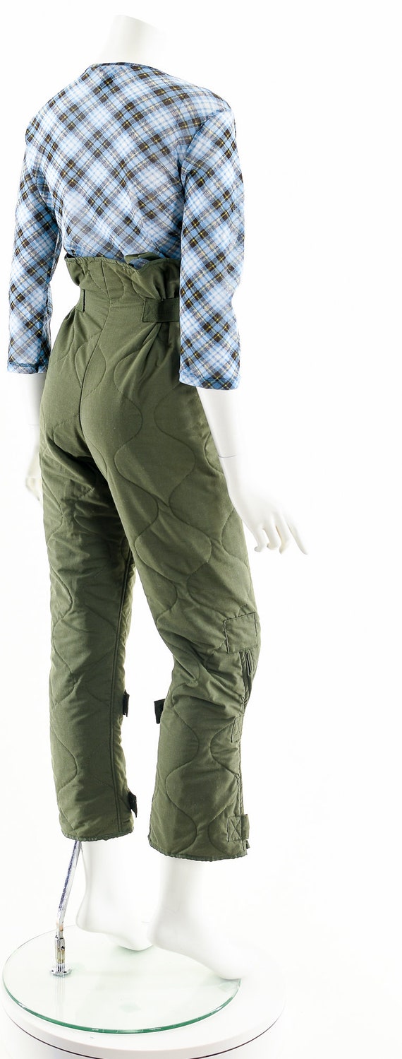 Blue Plaid Sheer Mesh Shirt - Gem