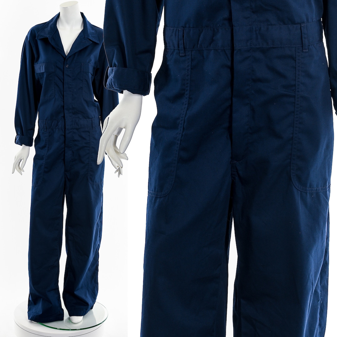 Navy Blue Military Utility Jumpsuit/coverall - Etsy