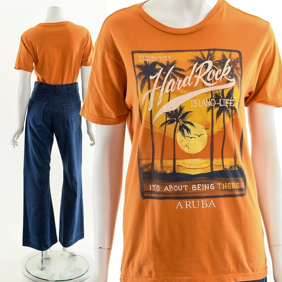 00s Hard Rock Tee,Vintage Hard Rock Baby Tee, Early 0… - Gem