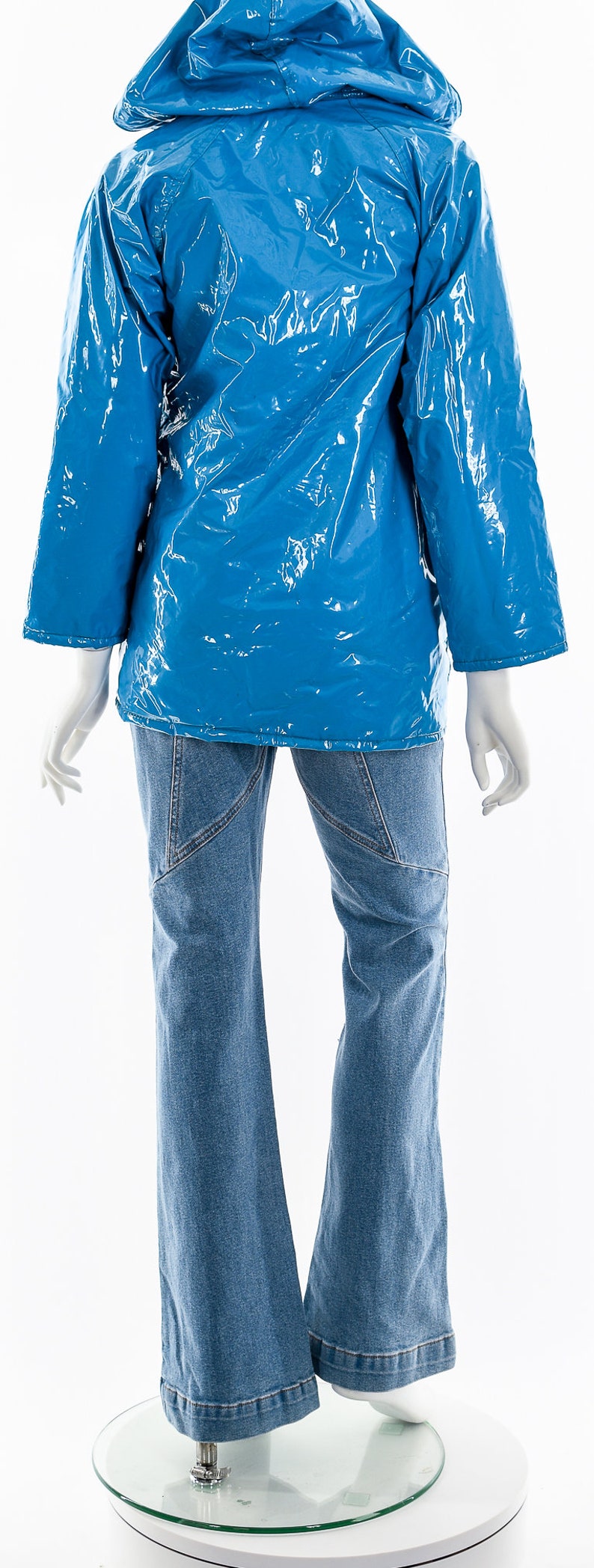 Teal Rainbow Rain Mac Welly Rain Jacket - Etsy