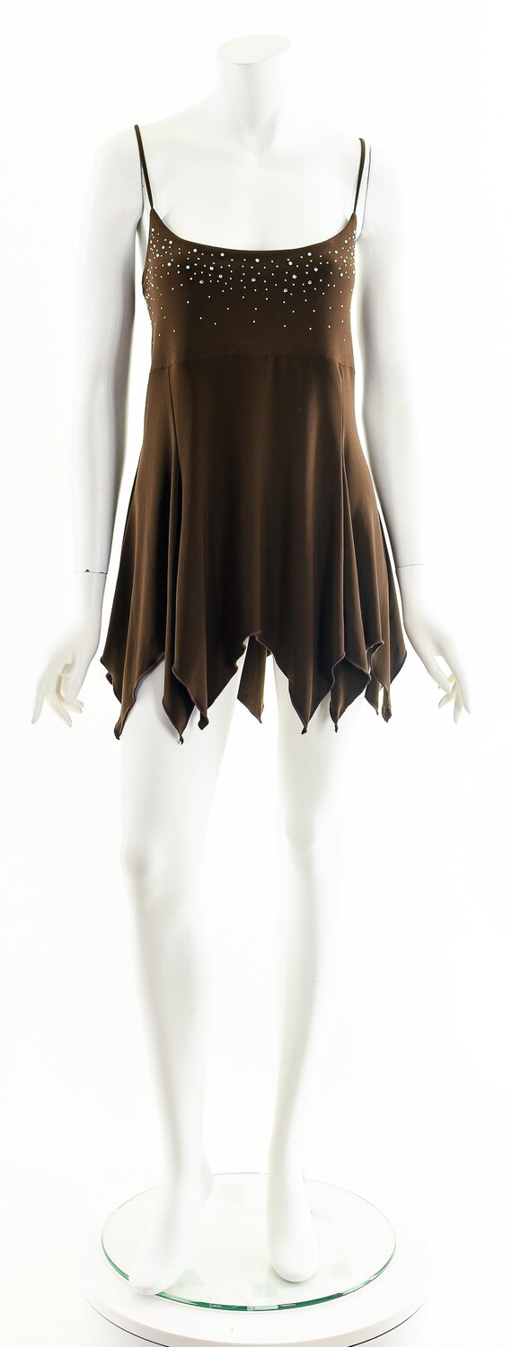 brown club Y2K dress,dance,nightout,clubkid,2000s,jag… - Gem