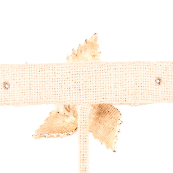 Golden Star Leaves Brooch - Gem