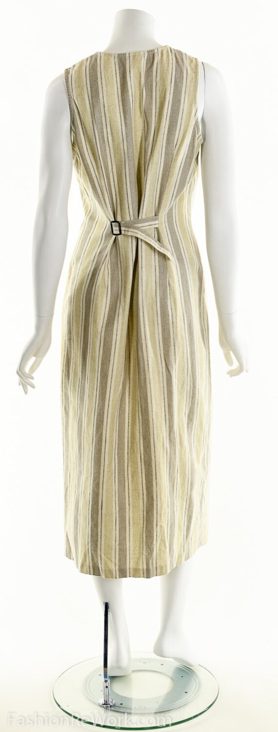 90s Linen Dress - Gem