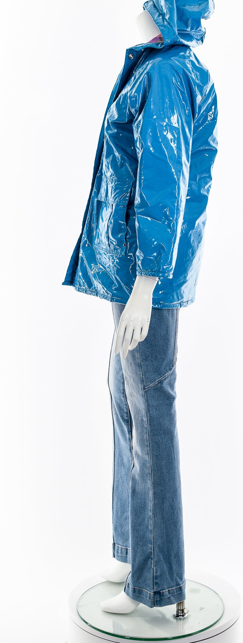 Teal Rainbow Rain Mac Welly Rain Jacket - Etsy