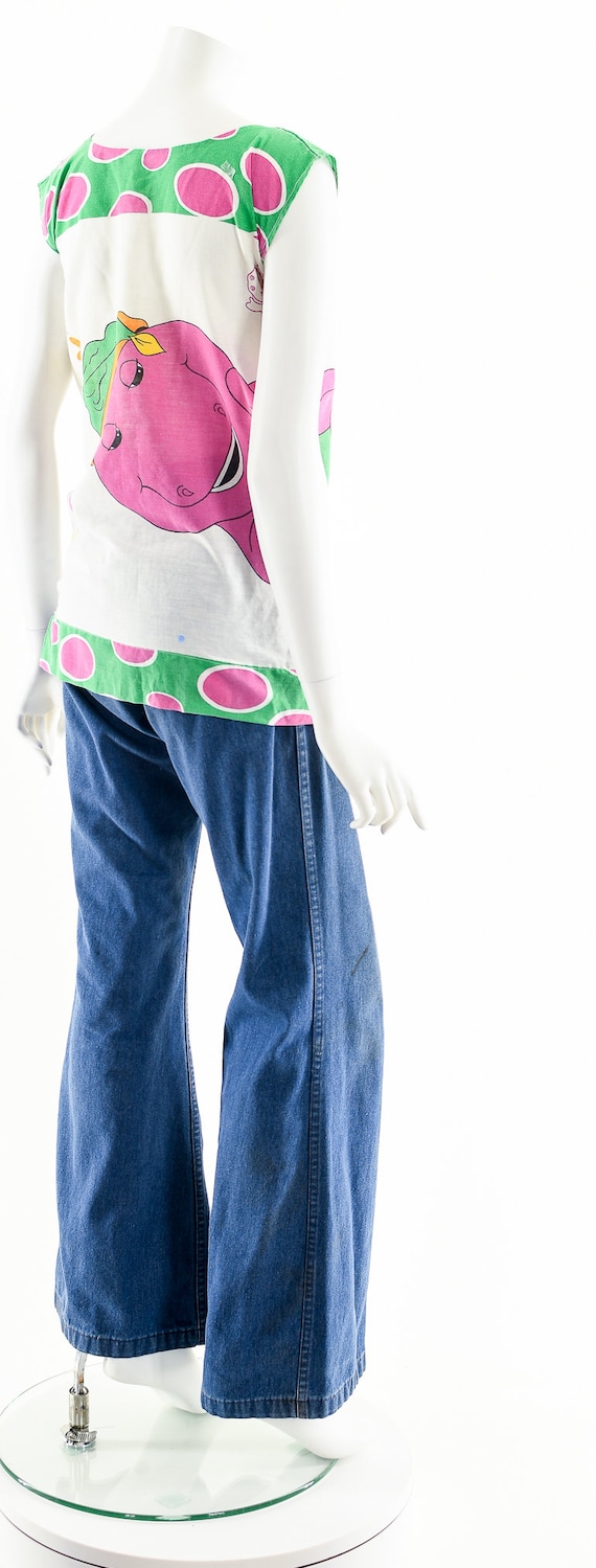 cartoon barney tunic dress,vintage barney shirt,kids … - Gem