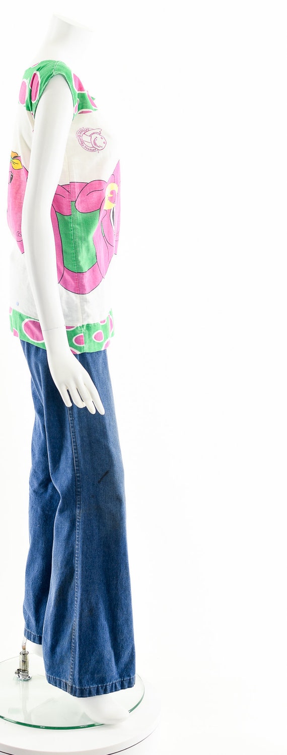 cartoon barney tunic dress,vintage barney shirt,kids … - Gem