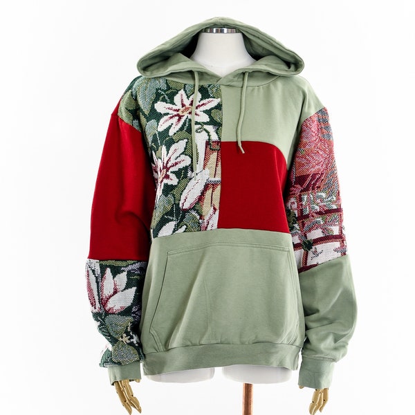 Patchwork Hoodie - Etsy