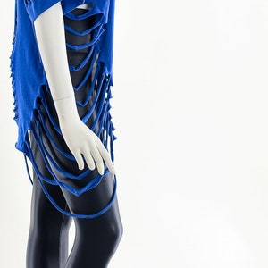 Blue Distressed Deadstock 80s Oversize Tee - Etsy