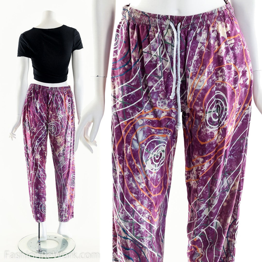 PAINT SPLATTERED Abstract Pants - Etsy