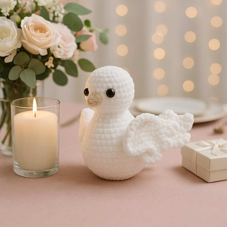 Dove Crochet Pattern – Amigurumi White Bird PDF Tutorial - Etsy