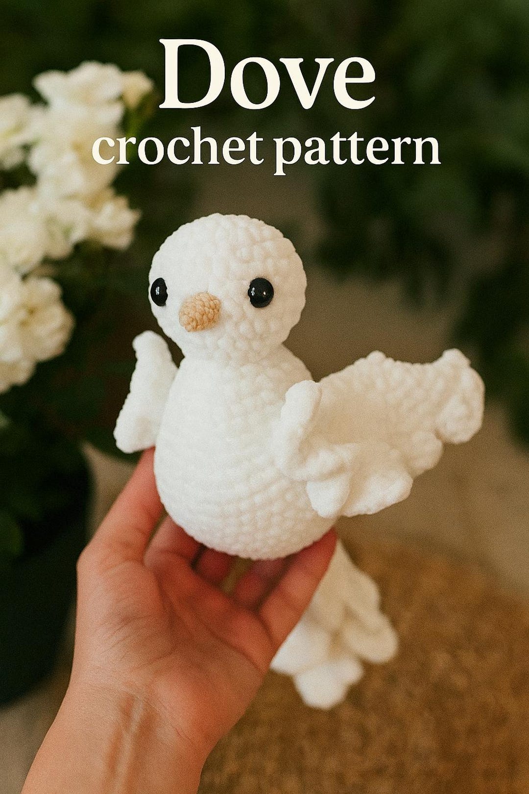 Dove Crochet Pattern – Amigurumi White Bird PDF Tutorial - Etsy