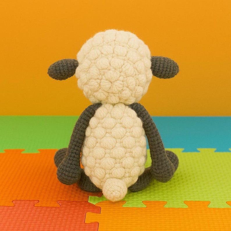 Bobble Sheep Crochet Pattern – Amigurumi Lamb PDF | Soft Plush Toy DIY ...